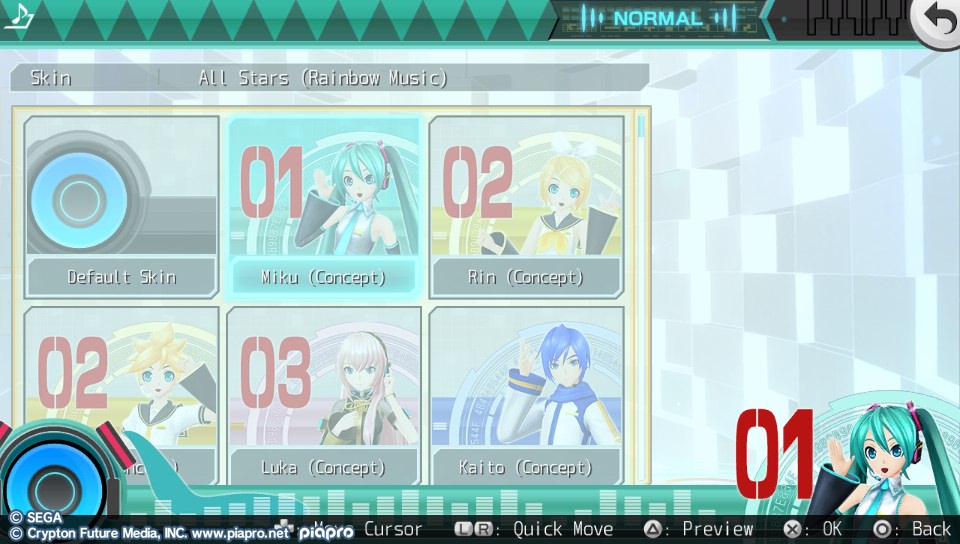 List of Skins (F 2nd) - Project DIVA Wiki