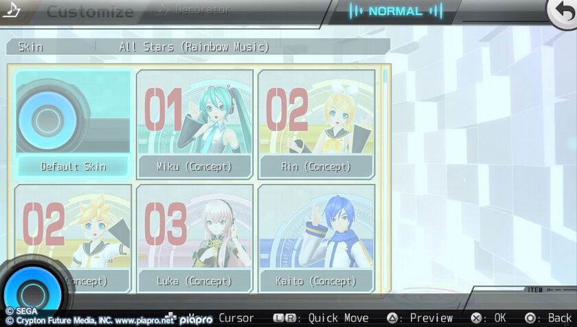 List of Skins (F 2nd) - Project DIVA Wiki